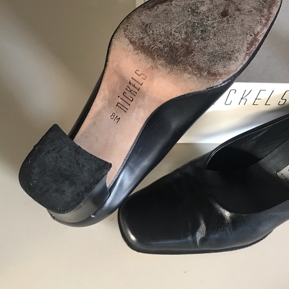 Nickels | Shoes | Vintage Nickels Bugle Black Pump 8m | Poshmark